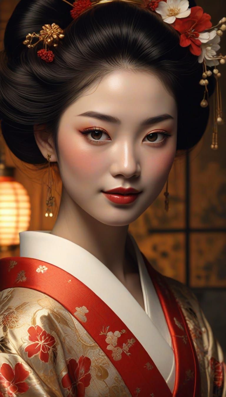 Geisha Lady (Trial with Moxie Diffusion XL v1.6 Lightning)