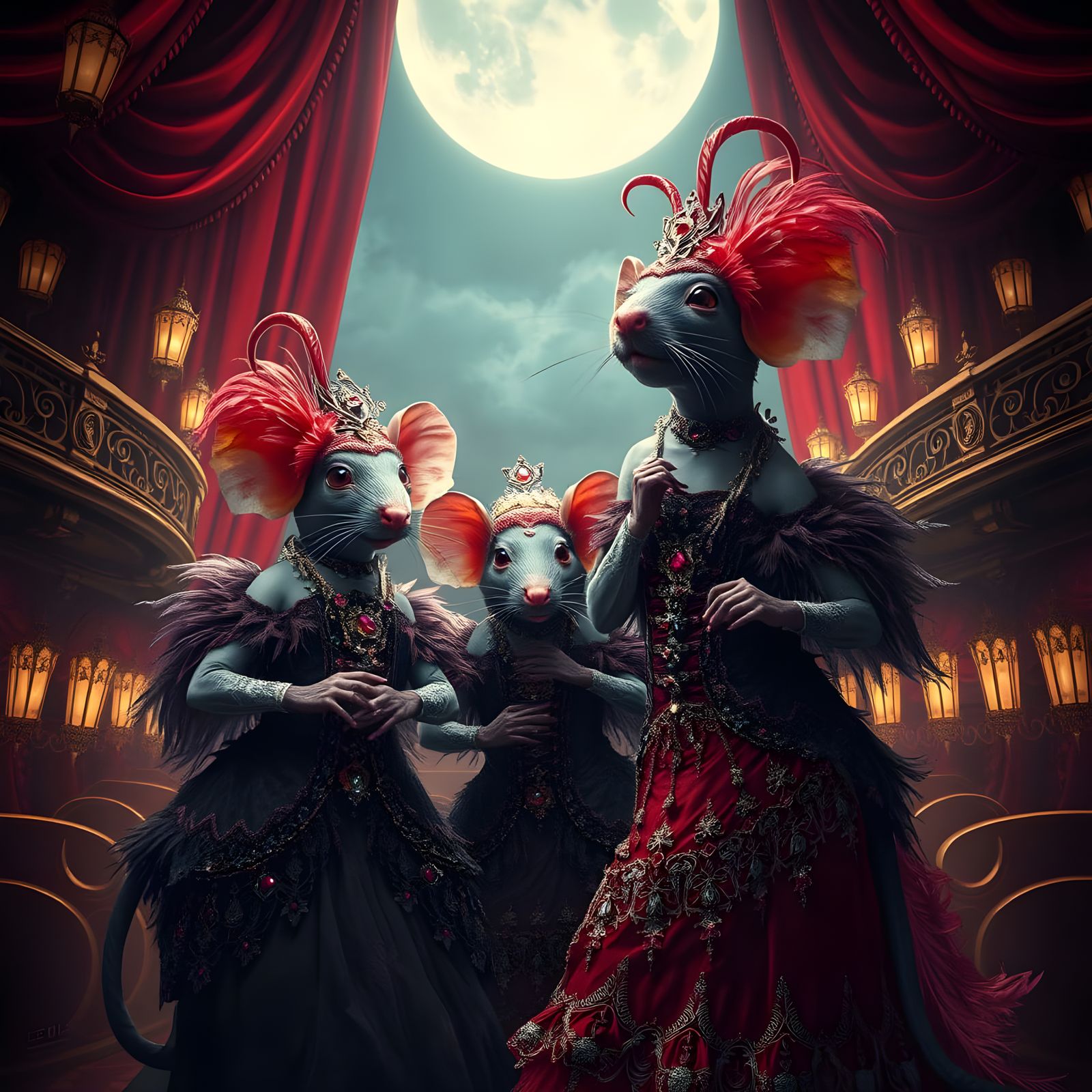 Burlesque Rats - Burlesque Rats in Epic Cinematic Digital Ar...