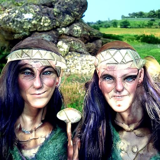 Neolithic elves - AI Generated Artwork - NightCafe Creator