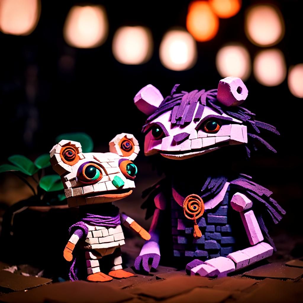 Puppets - AI Generated Artwork - NightCafe Creator
