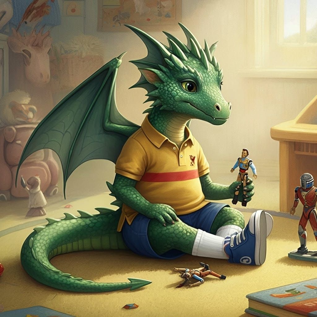 A Hatchling at Play - A Hatchling at Play