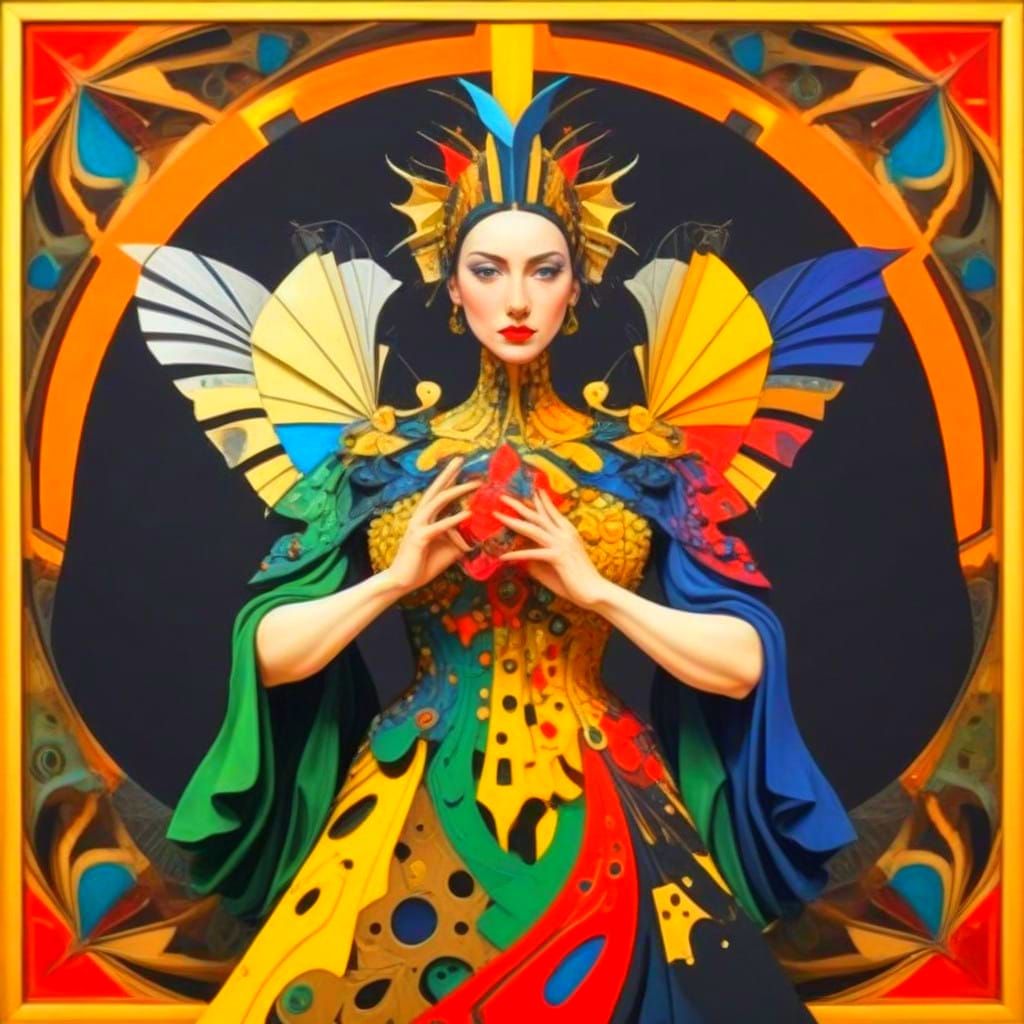 Painted, Colored, Modernist, Abstract, Cubist, Dada, Surrealist ...