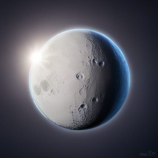 Moon - AI Generated Artwork - NightCafe Creator