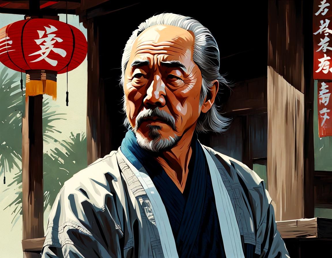 Mr Miyagi - AI Generated Artwork - NightCafe Creator