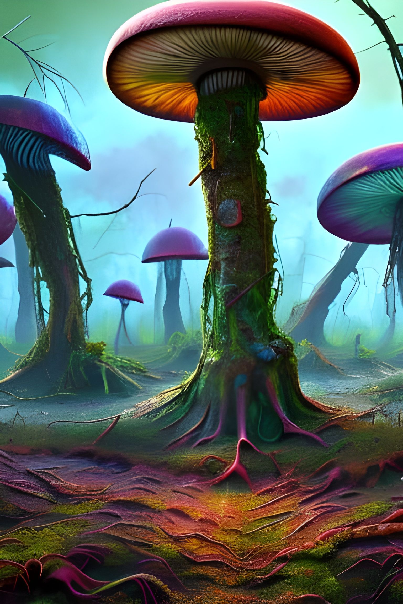 Murky Psychedelia - AI Generated Artwork - NightCafe Creator