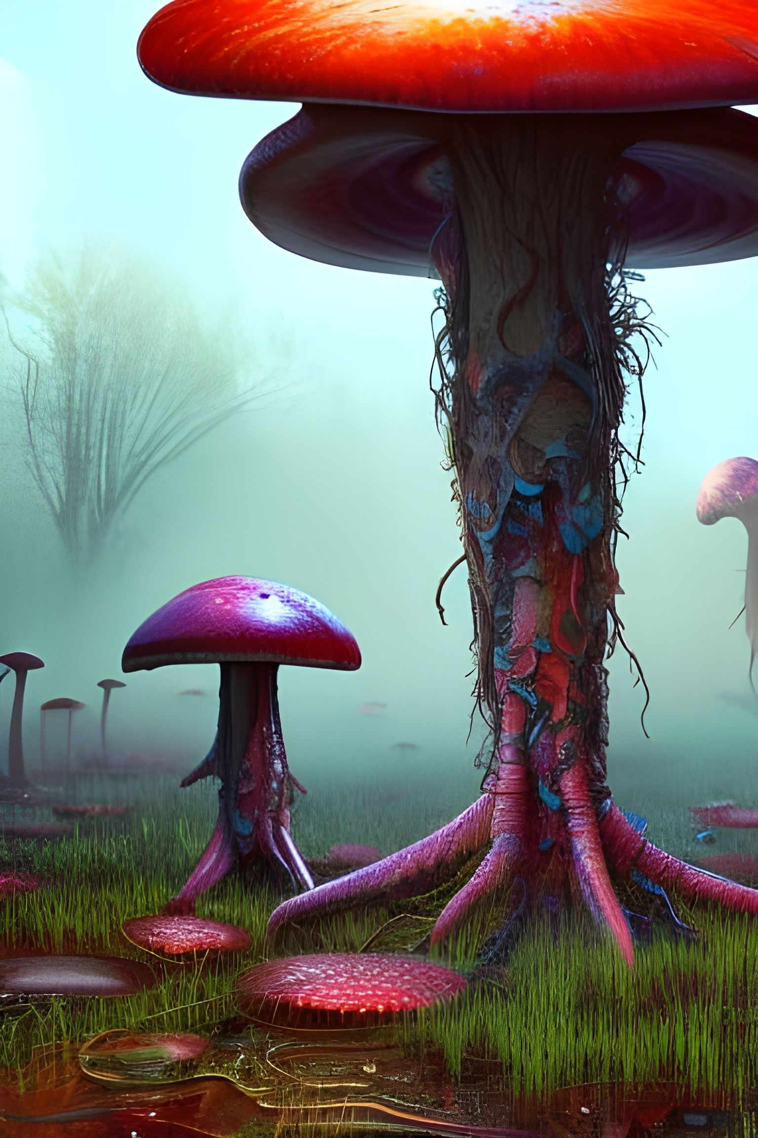 Murky Psychedelia - AI Generated Artwork - NightCafe Creator