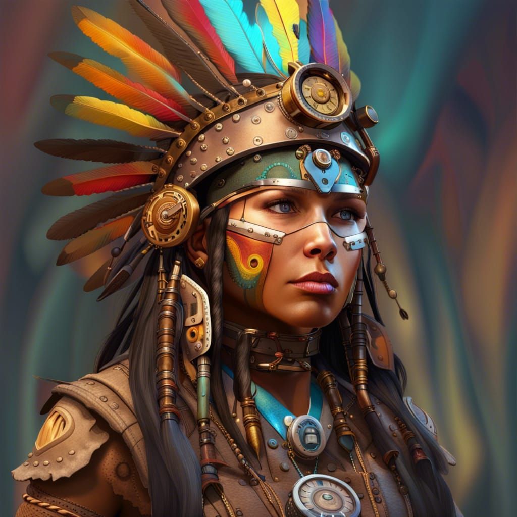 Indian Spirit 2 - AI Generated Artwork - NightCafe Creator