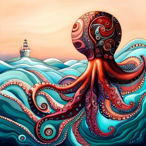 octopus - AI Generated Artwork - NightCafe Creator