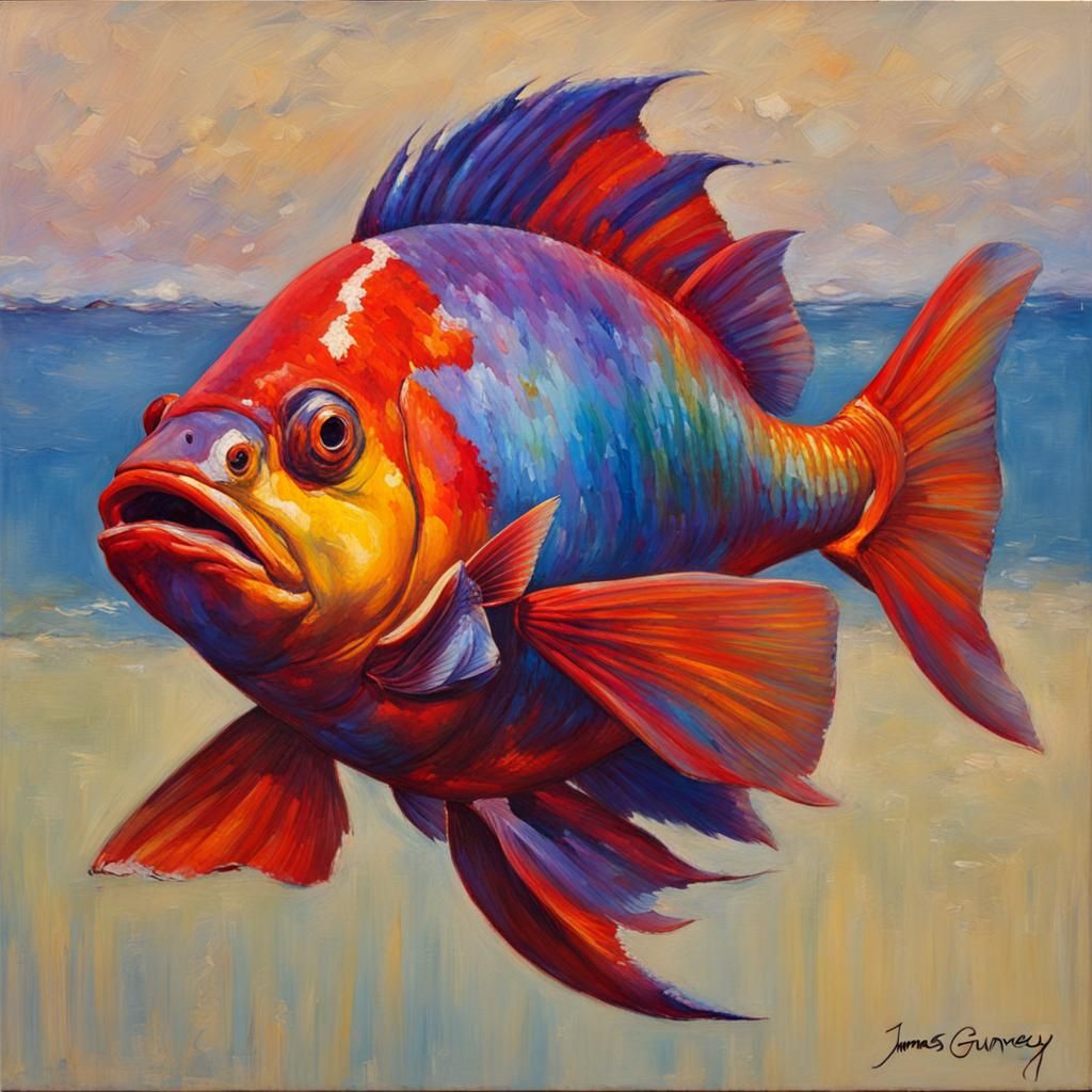 Colorful Fish - AI Generated Artwork - NightCafe Creator