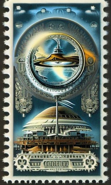 Stamp - AI Generated Artwork - NightCafe Creator