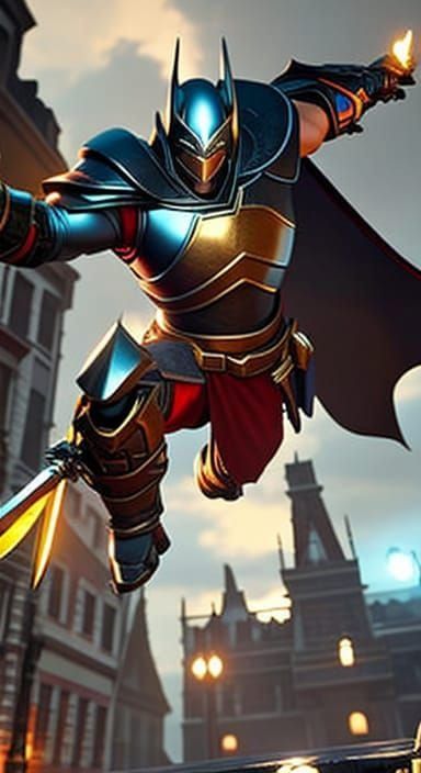 Medieval Batman - AI Generated Artwork - NightCafe Creator