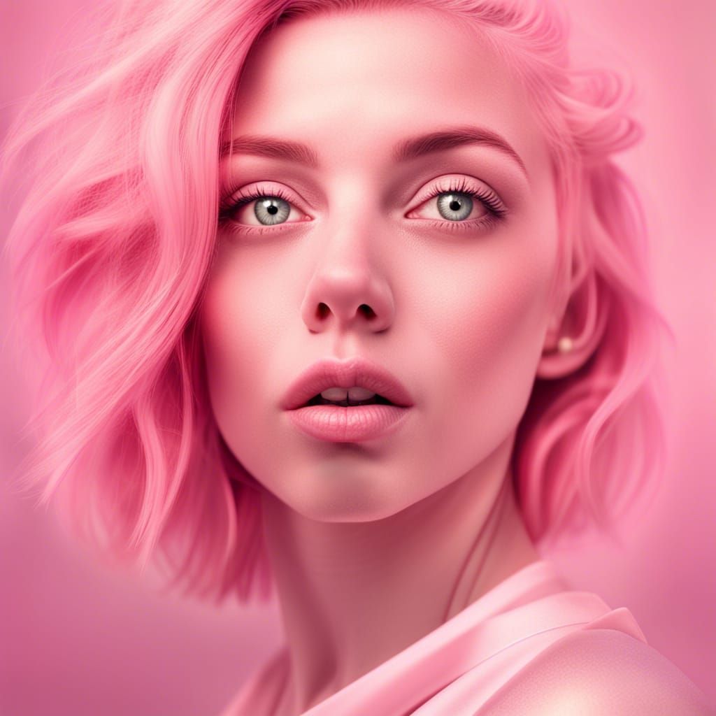 Monochrome: Pink - AI Generated Artwork - NightCafe Creator