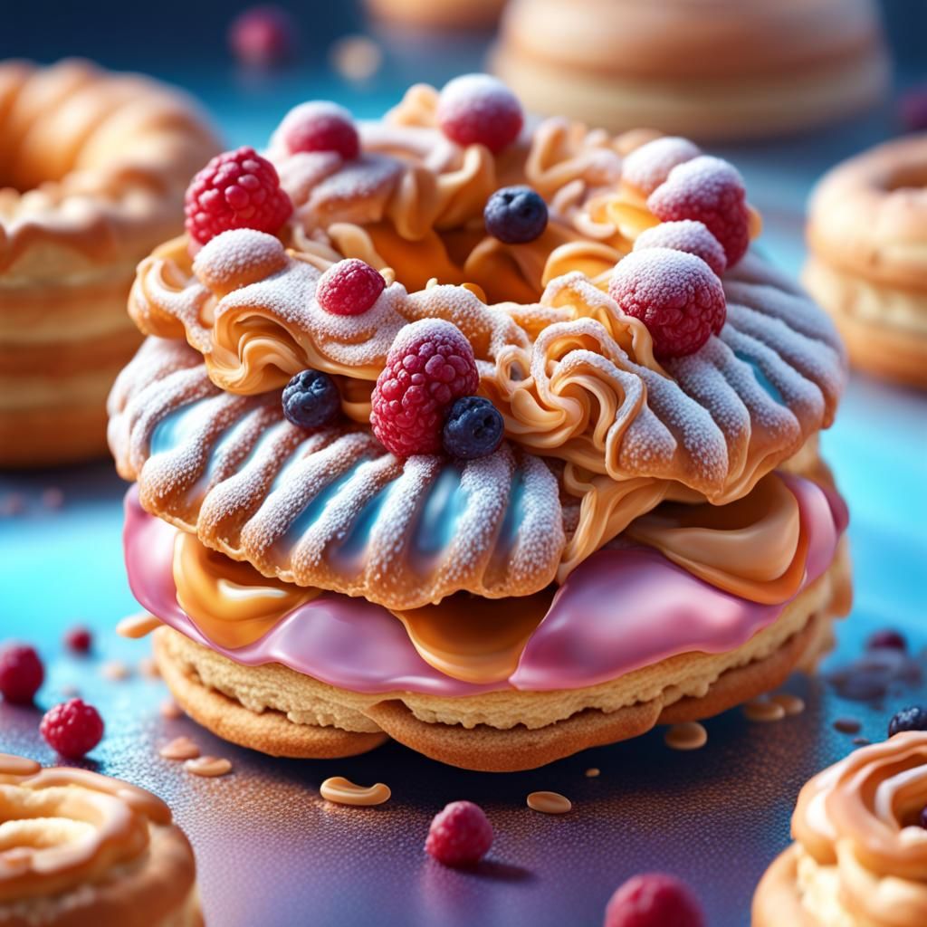 A gorgeous pastry - AI Generated Artwork - NightCafe Creator