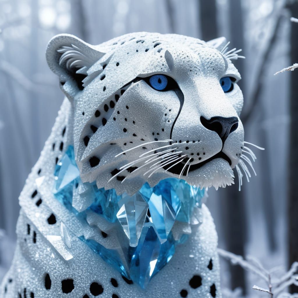 Cheetah. Made of ice and diamond - Cheetah. Made of ice and...