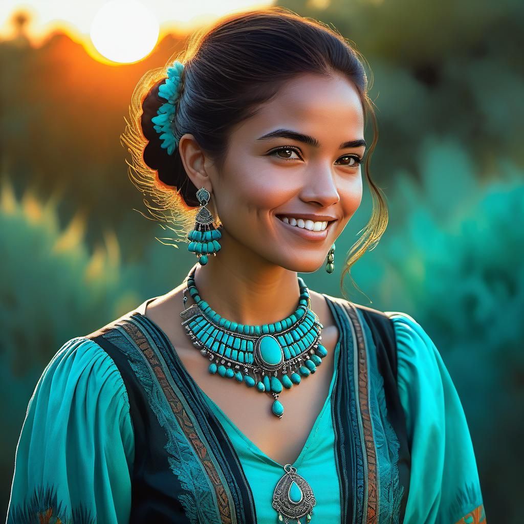 Turquoise - AI Generated Artwork - NightCafe Creator