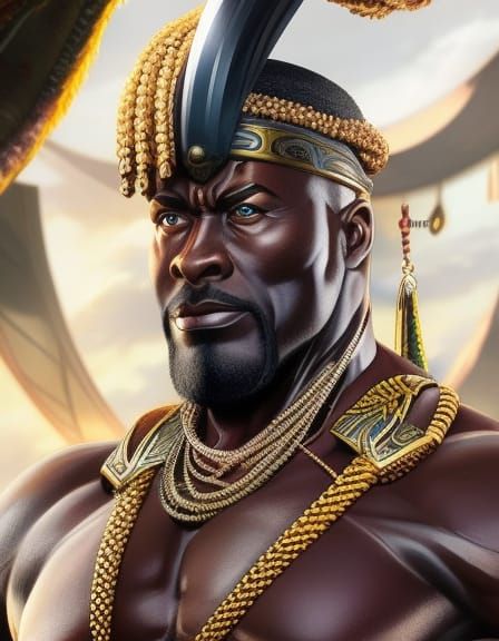 Changamire Dombo African Emperor 4 - AI Generated Artwork - NightCafe ...