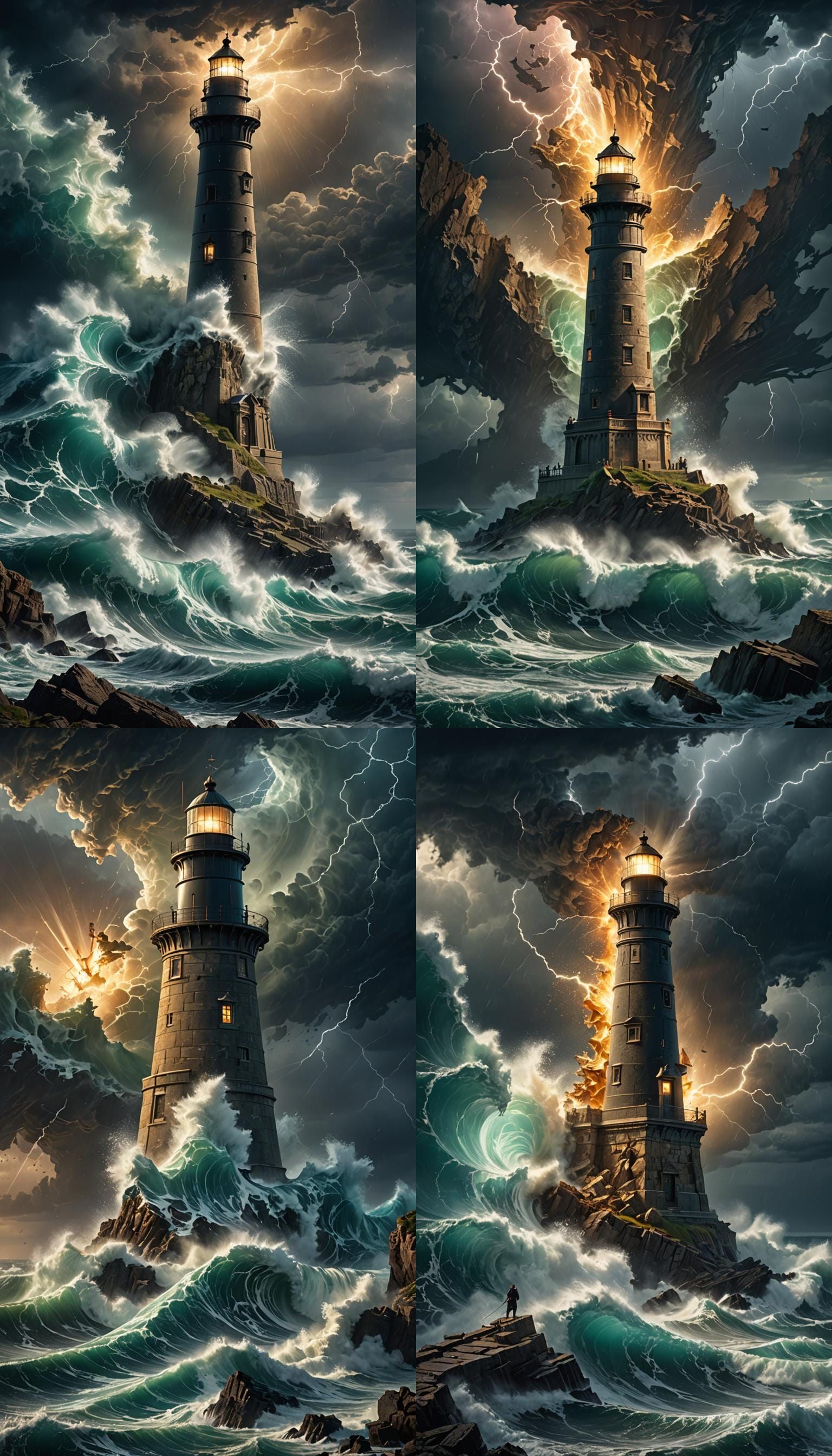 The Lighthouse is still on - AI Generated Artwork - NightCafe Creator