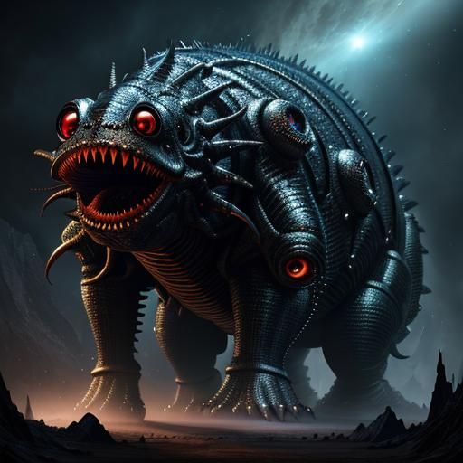 Cosmic Worm - AI Generated Artwork - NightCafe Creator