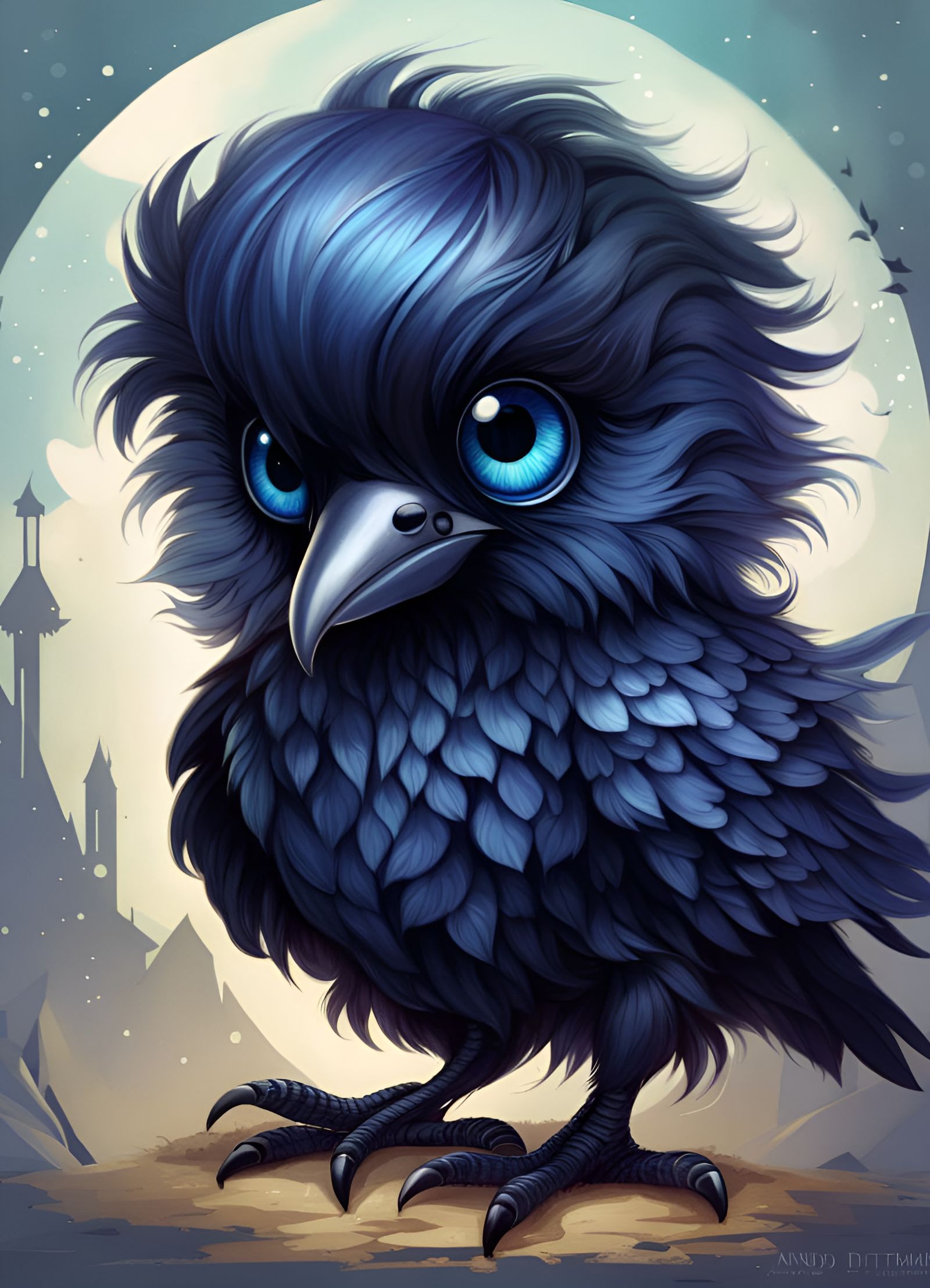 Ravenling - AI Generated Artwork - NightCafe Creator