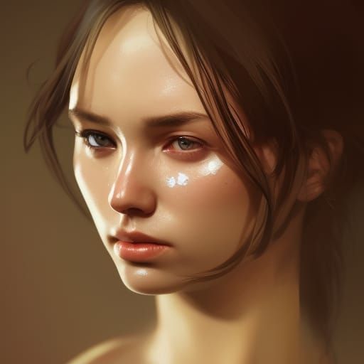 Crying Girl - AI Generated Artwork - NightCafe Creator