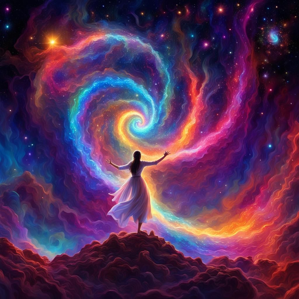 Magic of creation - AI Generated Artwork - NightCafe Creator