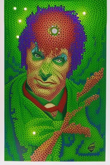 ::Green Lantern:: portrait head and shoulders backlit lowbrow Harlem ...