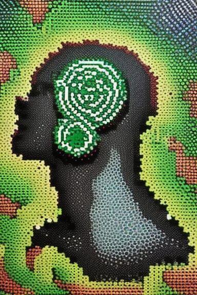 ::Green Lantern:: portrait head and shoulders backlit lowbrow Harlem ...