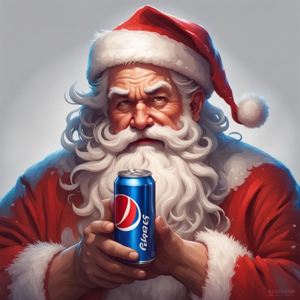 POV: You Gave Santa a Pepsi - AI Generated Artwork - NightCafe Creator