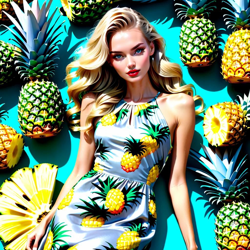 Pineapples - AI Generated Artwork - NightCafe Creator