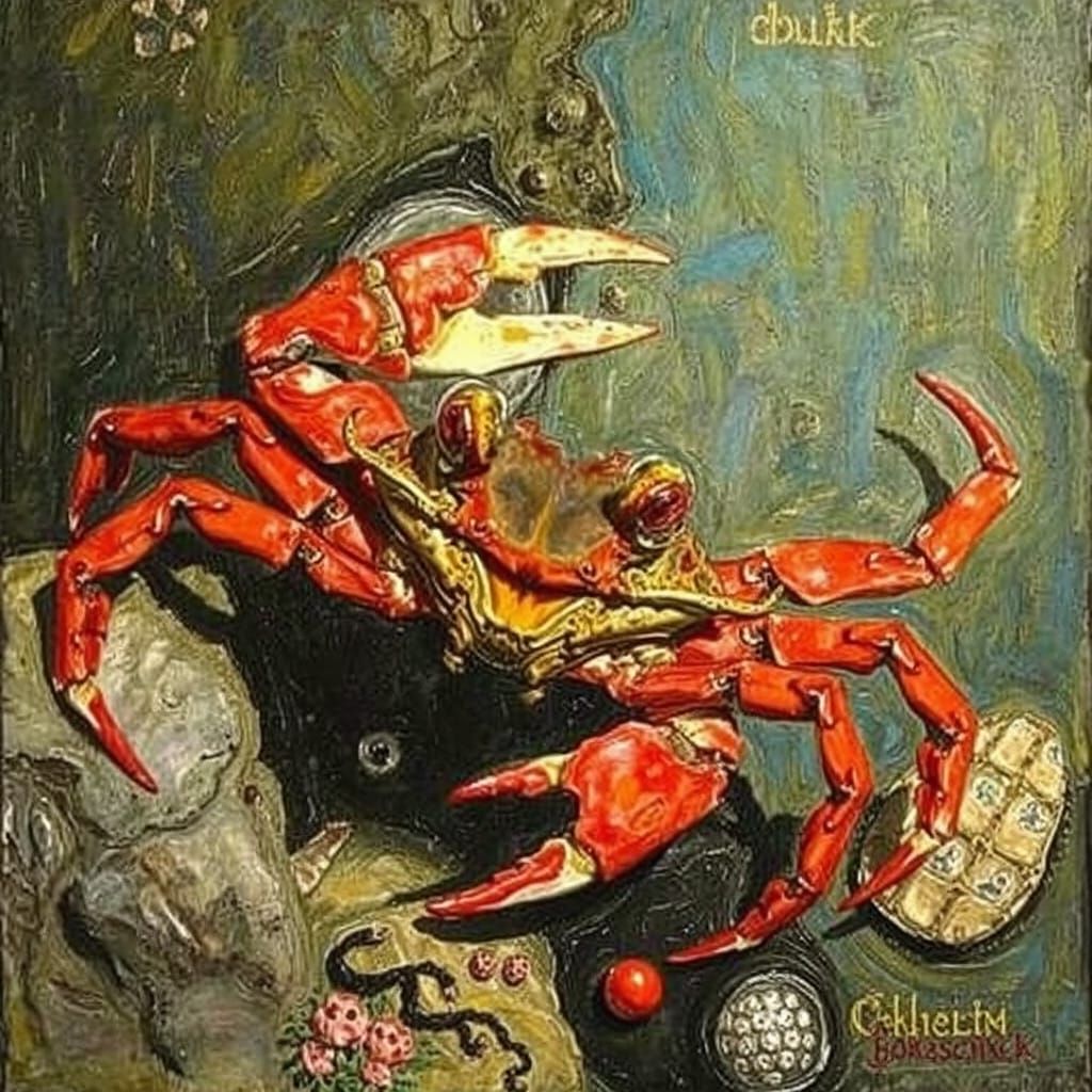 the crab by Oskar Kokoschka - Austrian Expressionist Portrai...