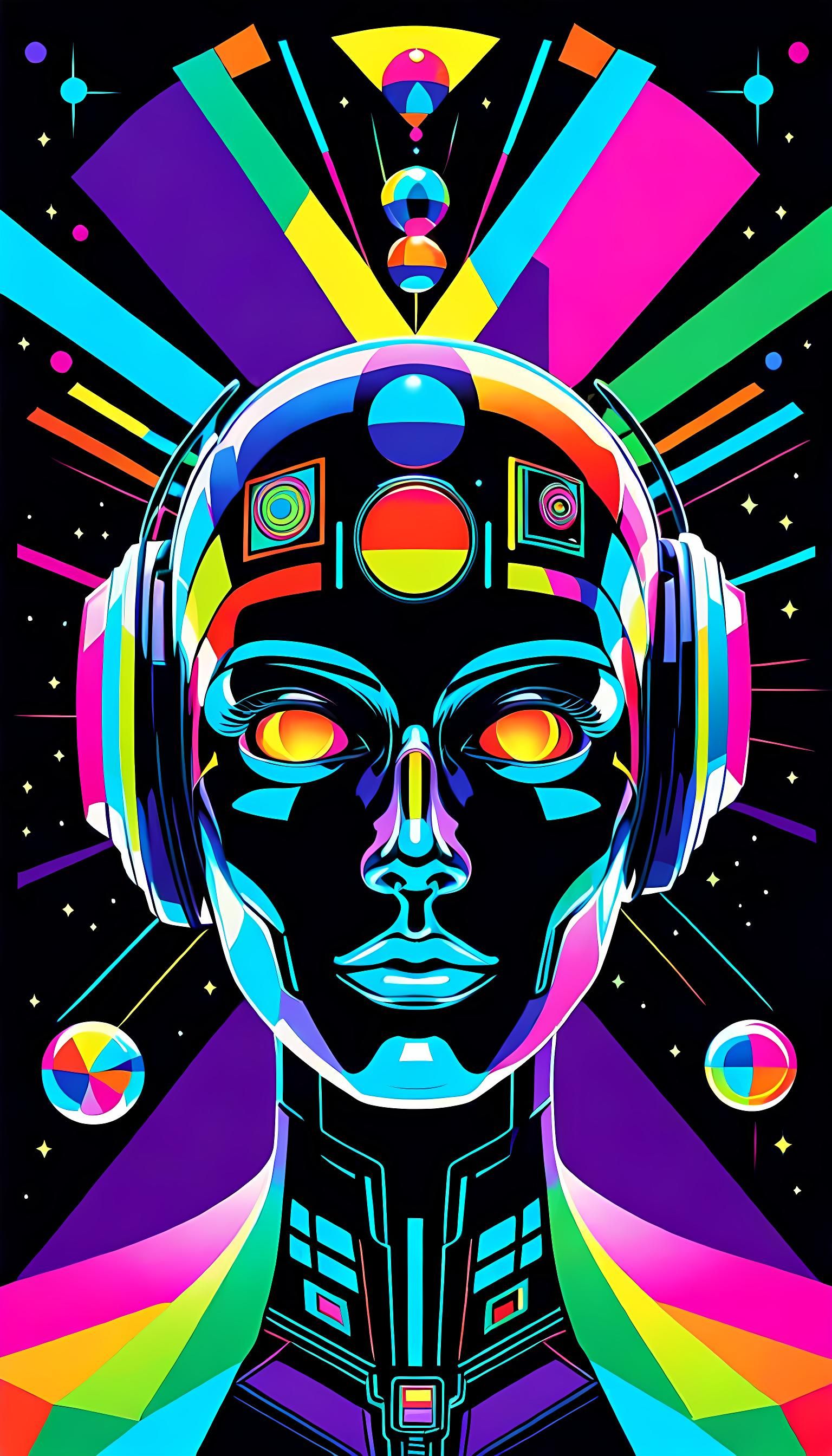 Funky Android - AI Generated Artwork - NightCafe Creator