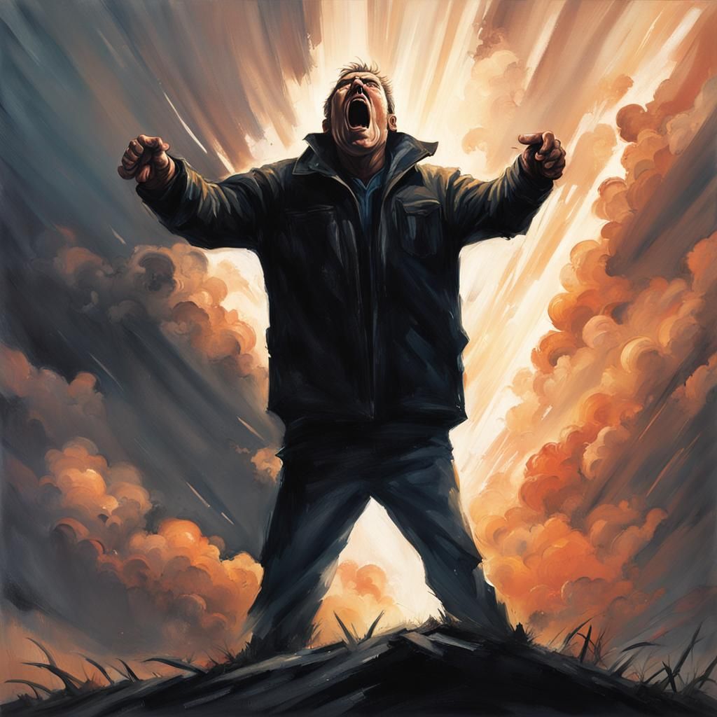 Victorious Cry - AI Generated Artwork - NightCafe Creator