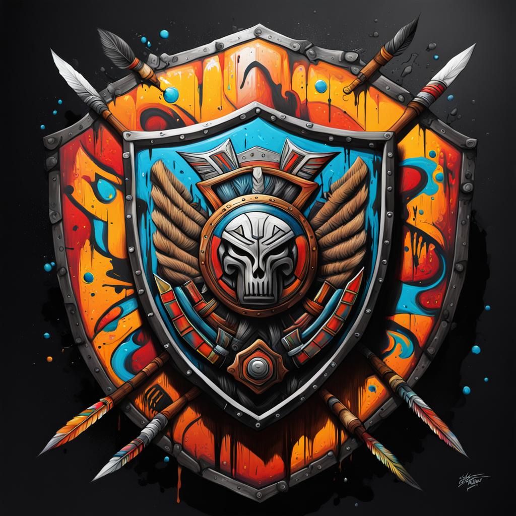 An Indigenous shield of honor - AI Generated Artwork - NightCafe Creator