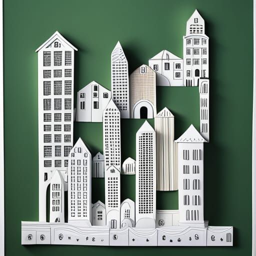 multi dimensional paper cut craft - AI Generated Artwork - NightCafe ...