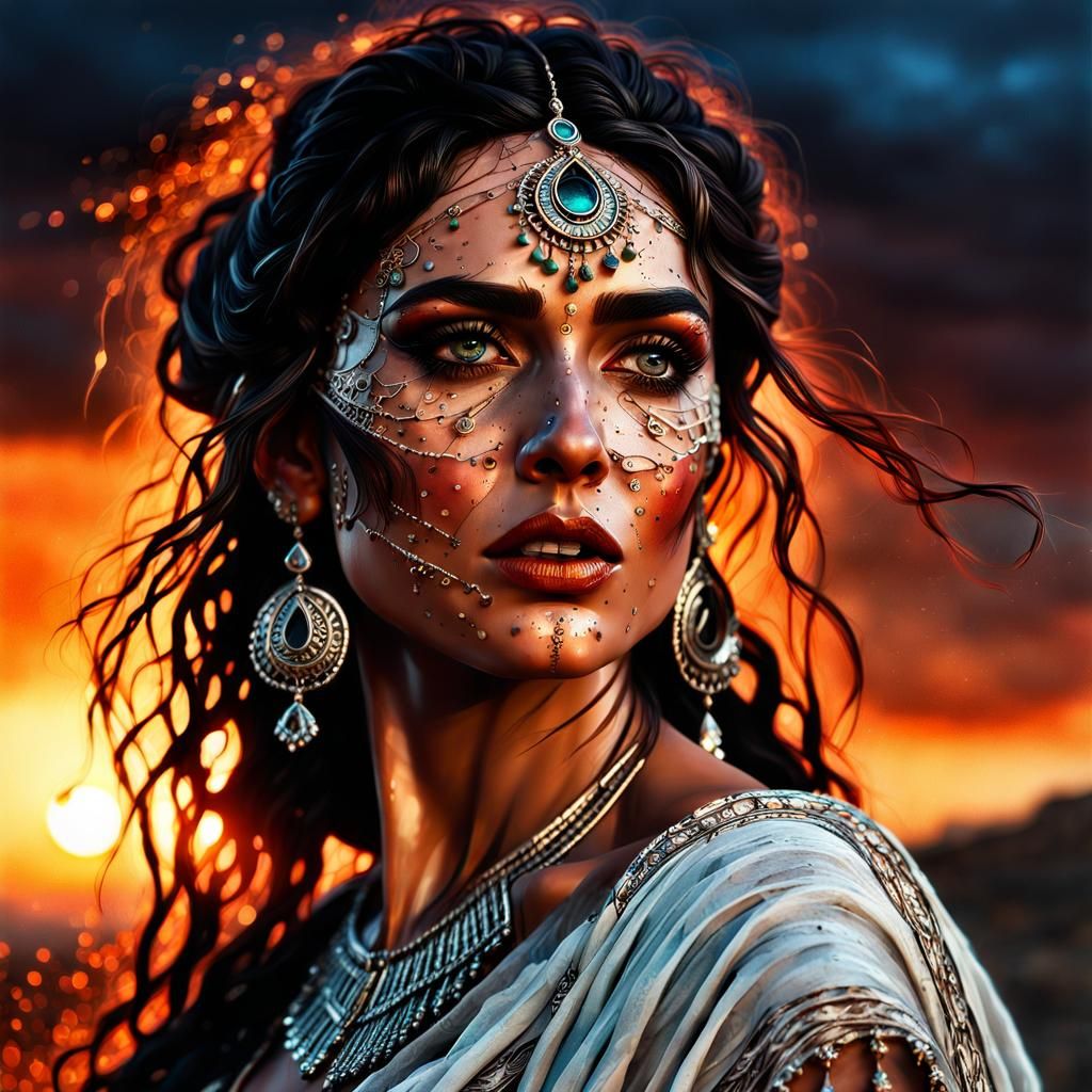 Gypsy Lady - AI Generated Artwork - NightCafe Creator