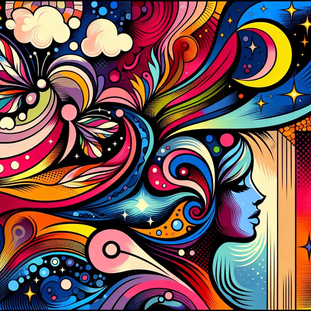 Pixie Dust Pop Art, flamboyant art with a metaphorical reflection - AI Generated Artwork ...