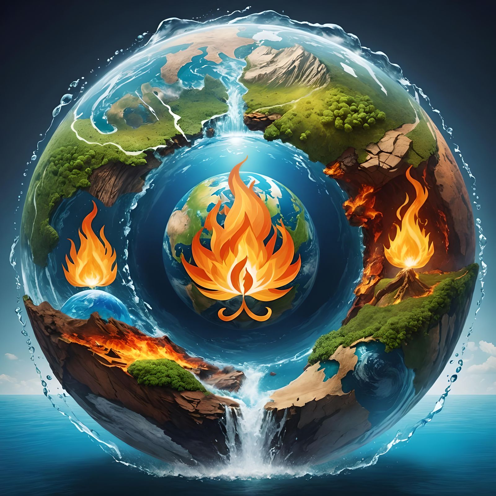 Combined Elements - AI Generated Artwork - NightCafe Creator