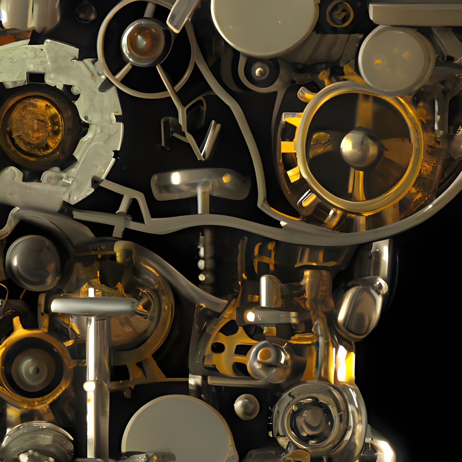 Clockwork Mechanism - AI Generated Artwork - NightCafe Creator