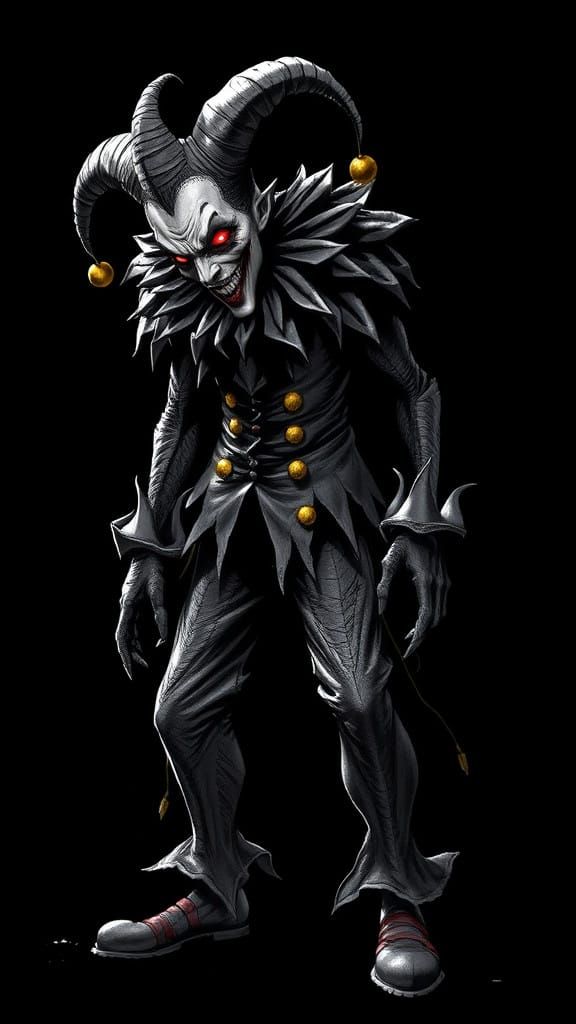 5 Stages of Insanity; Stage 5 2/4 - Distorted Jester in a Ni...