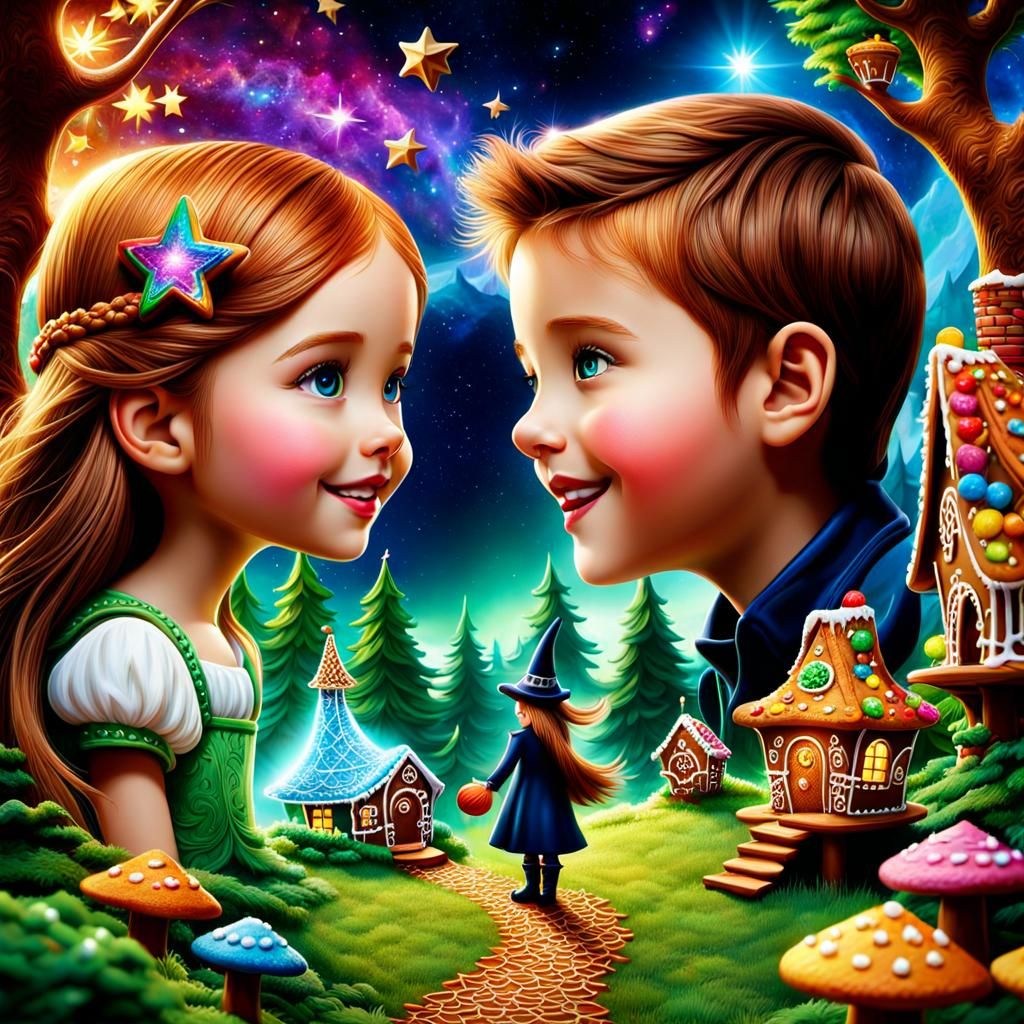 HANSEL AND GRETEL - AI Generated Artwork - NightCafe Creator