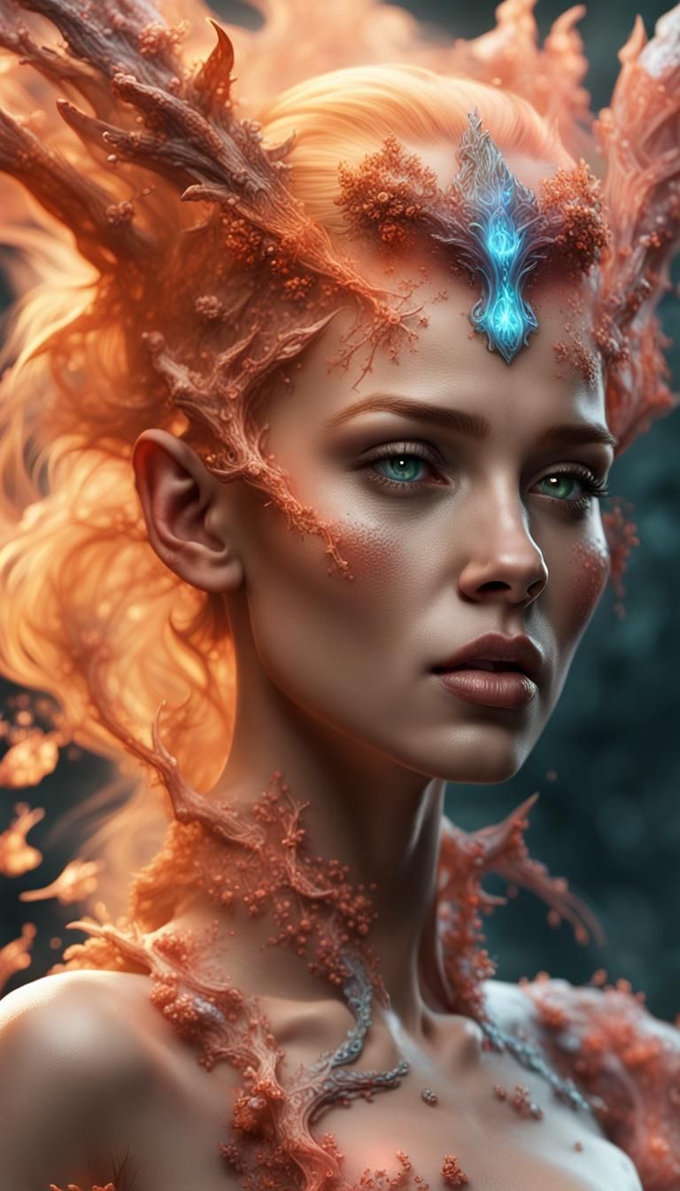 Elemental fae curvasious body like peach Weight:1 "detailed matte ...