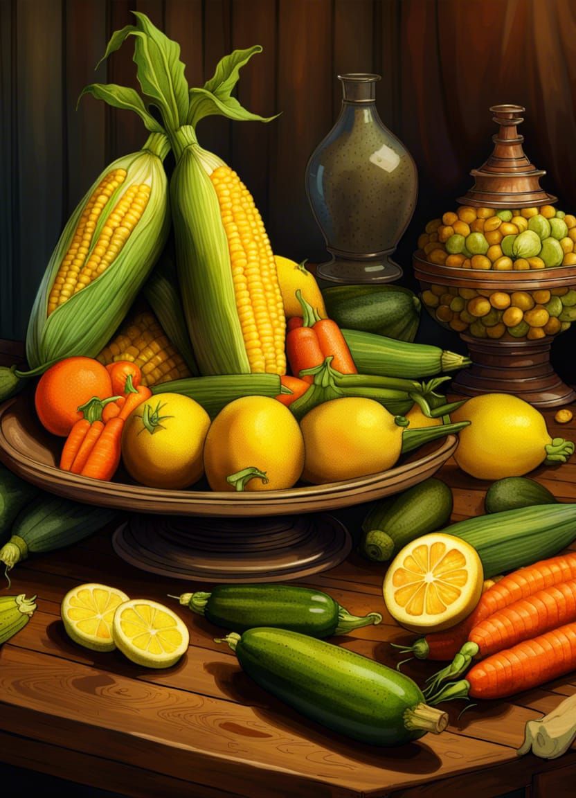 Vegetables - AI Generated Artwork - NightCafe Creator