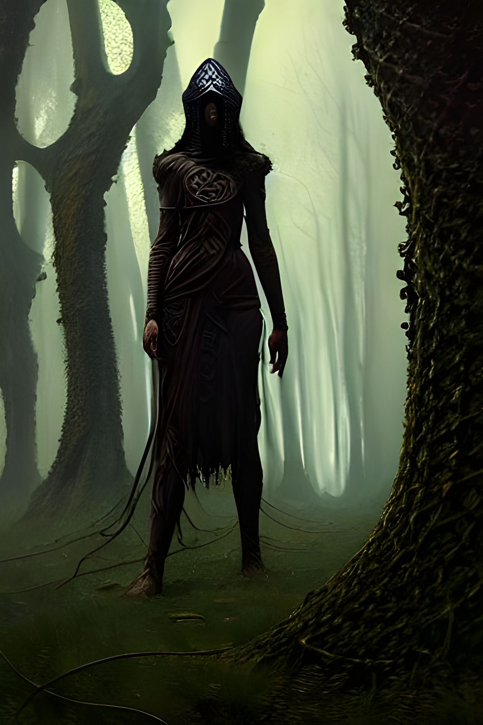 Watcher in the wood - AI Generated Artwork - NightCafe Creator