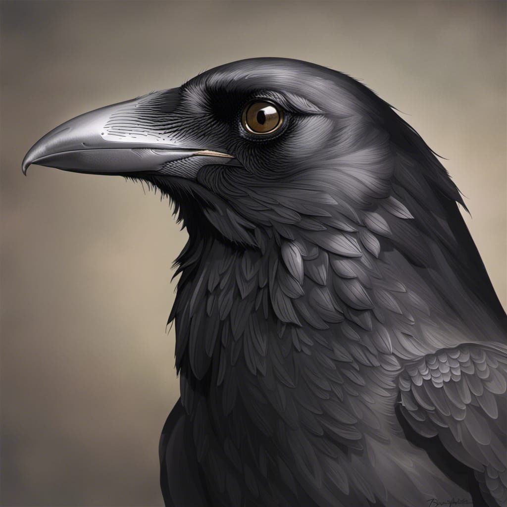 American Crow - AI Generated Artwork - NightCafe Creator