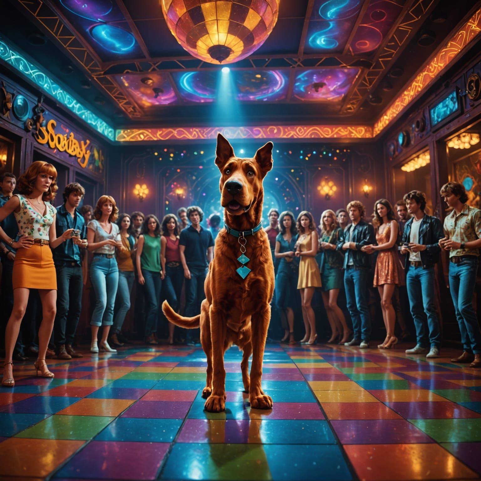 Scooby-Do on the disco dance floor - Scooby-Do on the disco ...