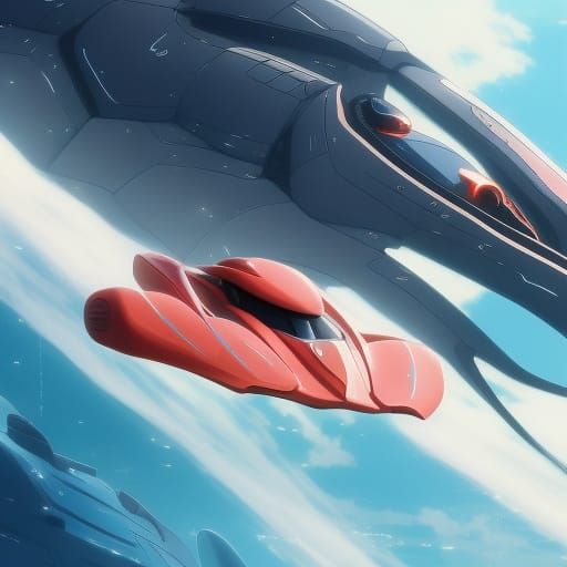 B-87 Skyhopper - AI Generated Artwork - NightCafe Creator