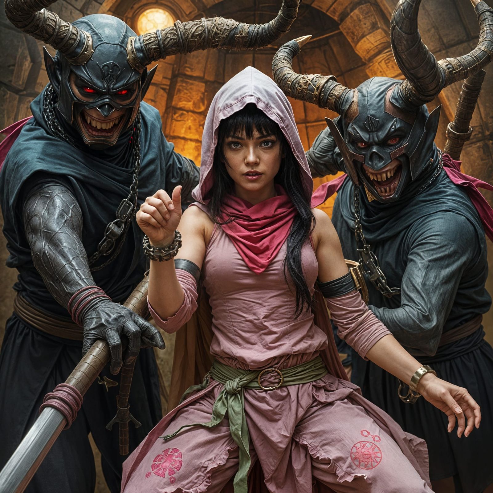 just move forward - Heroine in Peril Amidst Demonic Hordes