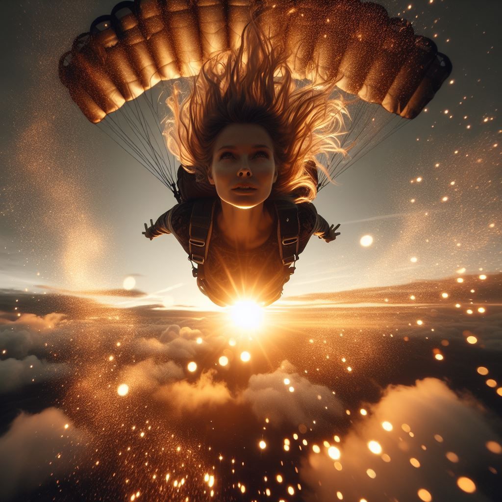 Parachuting experience - AI Generated Artwork - NightCafe Creator
