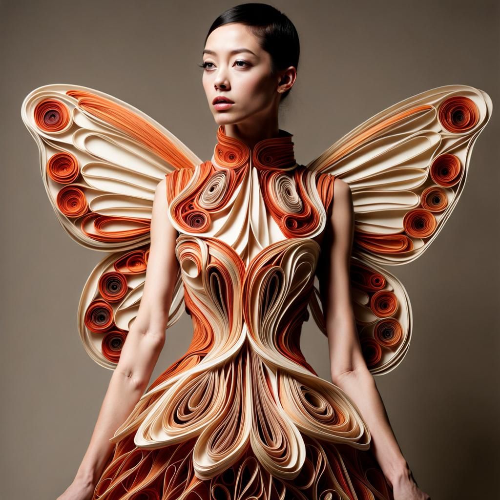 Paper Mariposa - AI Generated Artwork - NightCafe Creator