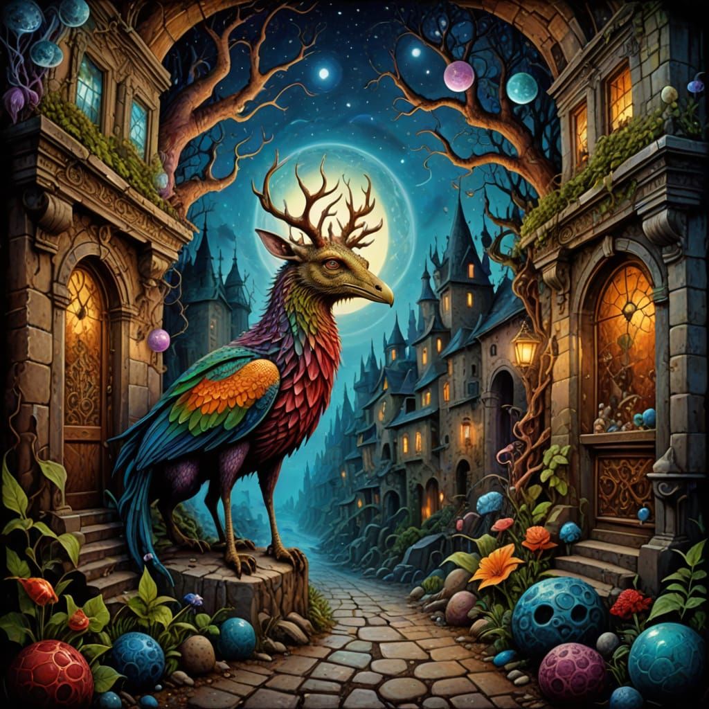 Mysterious Bogomil Cryptid in Whimsical Renaissanc... - AI Art